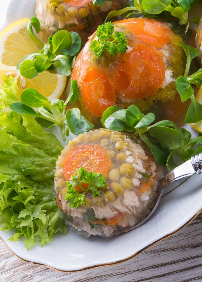 Meat aspic stock image. Image of gourmet, appetizer, cheese - 29558005