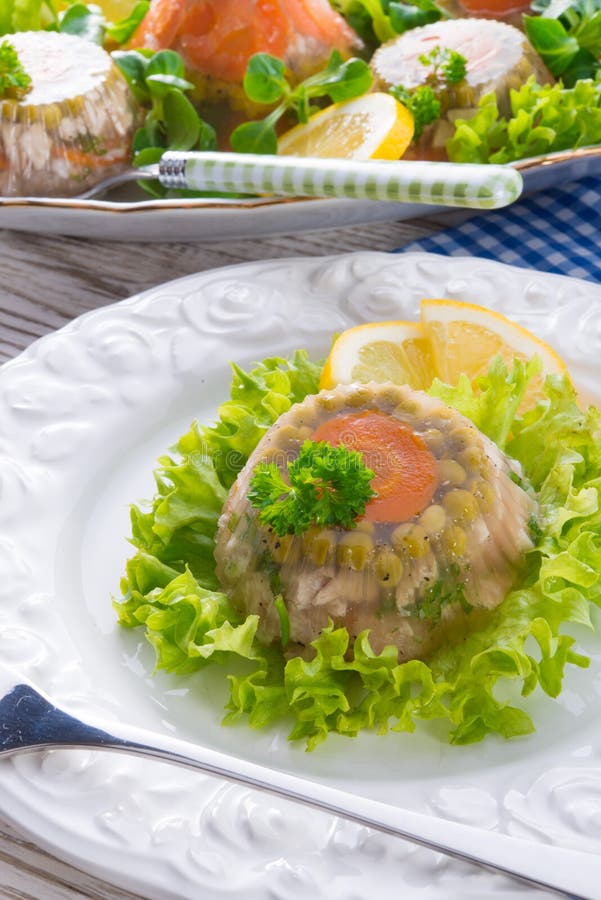 Meat aspic stock photo. Image of dinner, food, beef, dish - 29558008