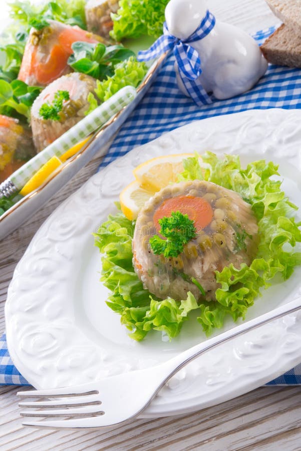 Meat aspic stock image. Image of gourmet, appetizer, cheese - 29558005