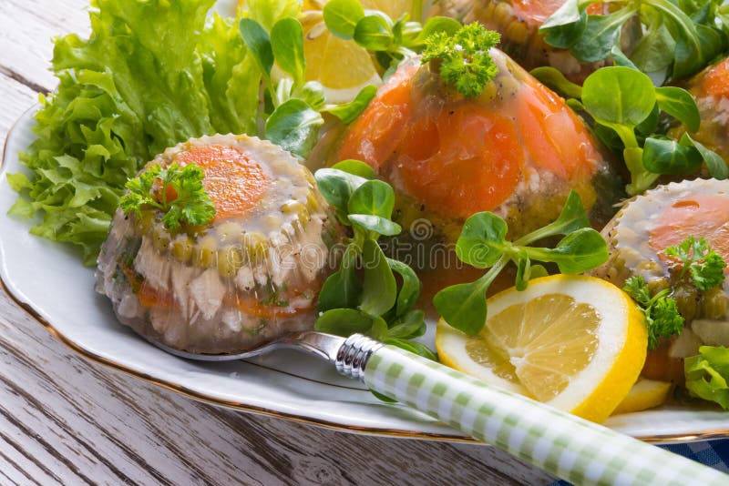 Meat aspic stock image. Image of jelly, homemade, delicious - 29586451