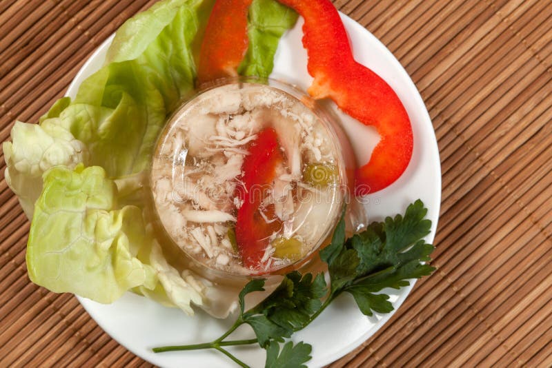 Meat aspic stock photo. Image of buffet, fresh, jelly - 37026542