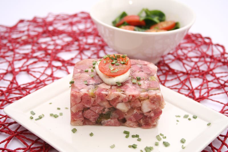 Meat in aspic stock image. Image of buffet, food, dinner - 37541873