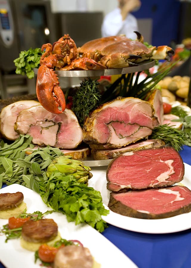 Meat assortment stock photo. Image of lunch, chef, gourmet - 7843874