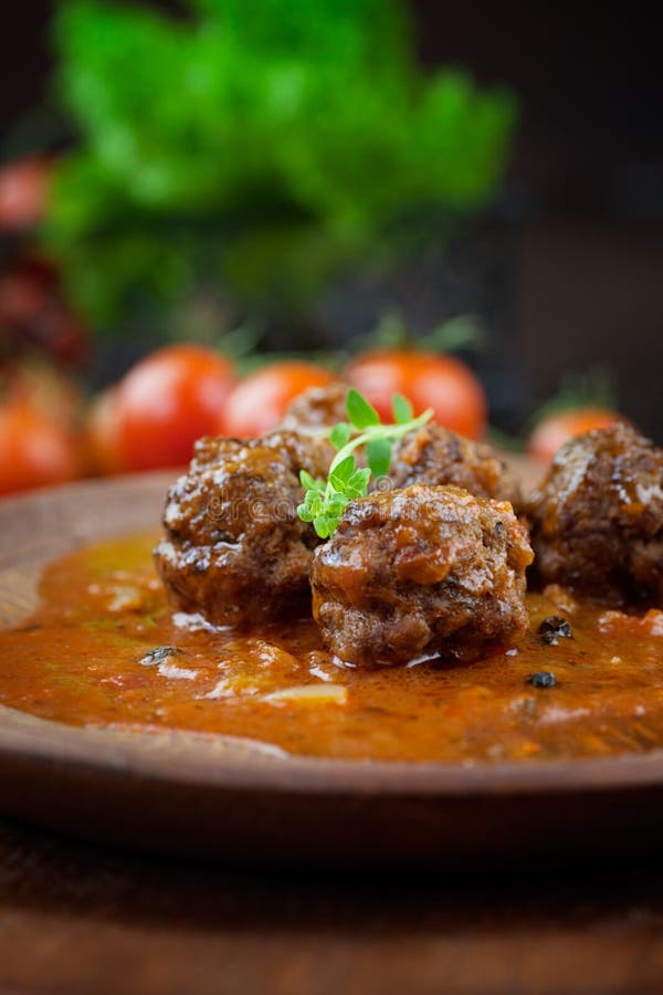 Meat balls stock photo. Image of bowl, beef, ball, dish - 28593370