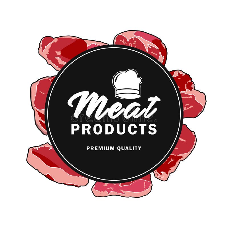 Meat Banner Template Design Illustration Vector Stock Vector ...