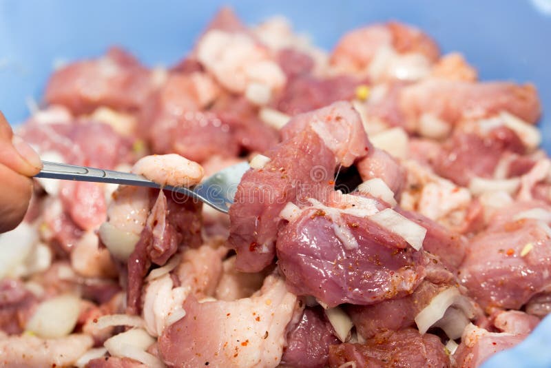 Meat for barbecue stock image. Image of background, beefsteak - 103348491