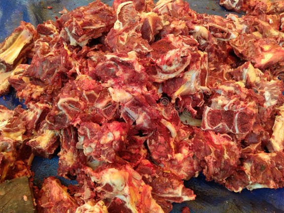 Meat and beef bones stock photo. Image of bones, color - 100930100