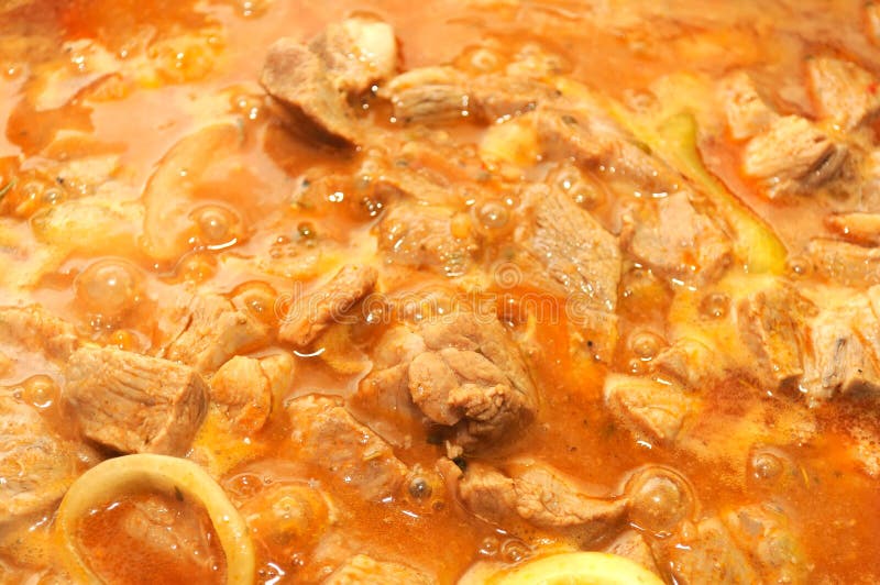 Meat Being Cooked stock image. Image of healthy, marinade - 17887353