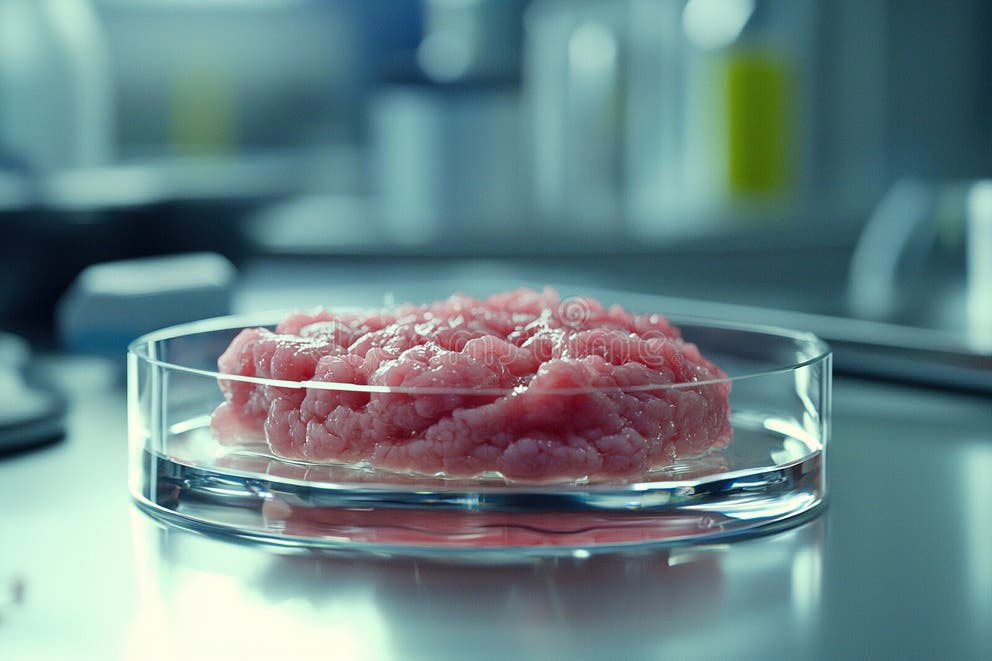Meat Being Inspected in a Laboratory. Generative Ai Stock Photo - Image ...