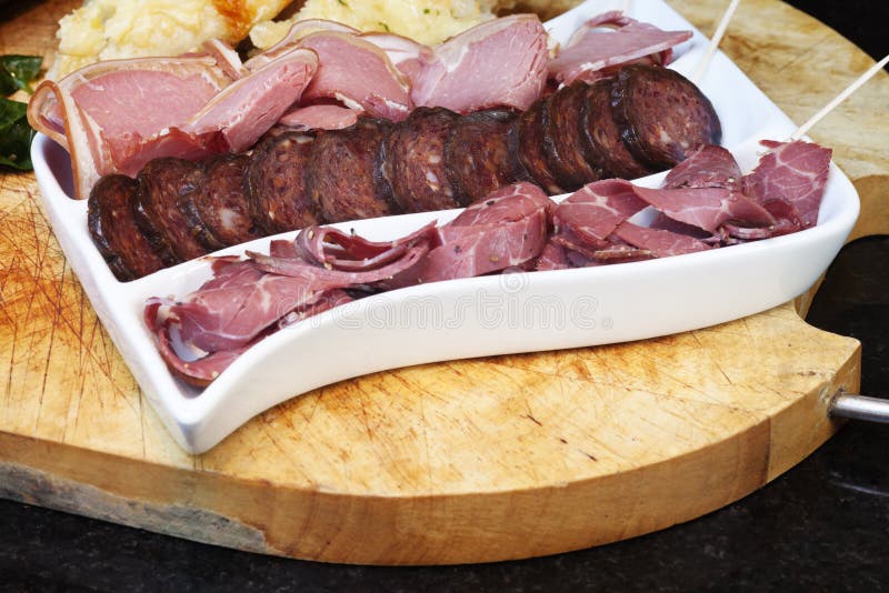 Meat Board stock photo. Image of beef, close, kolbasz - 27316404