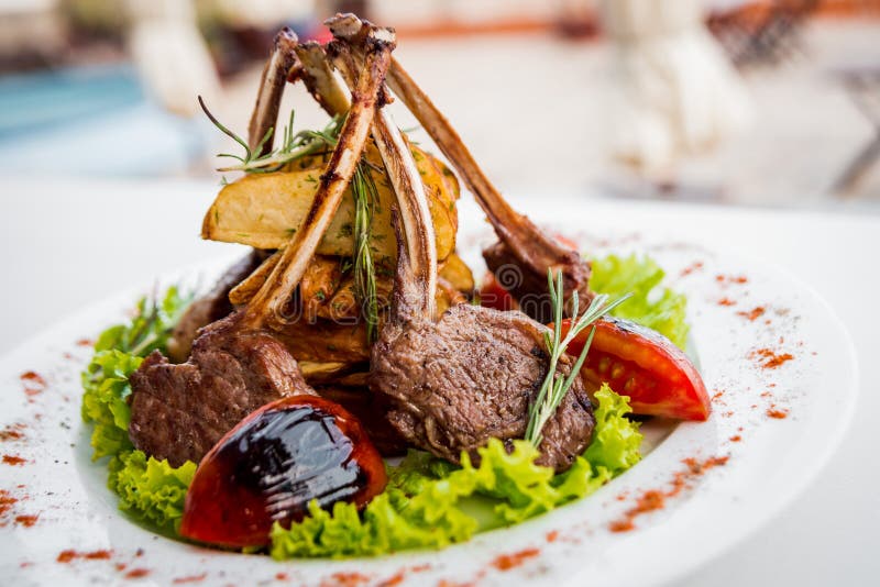 Meat on the bone stock photo. Image of lunch, healthy - 65044658