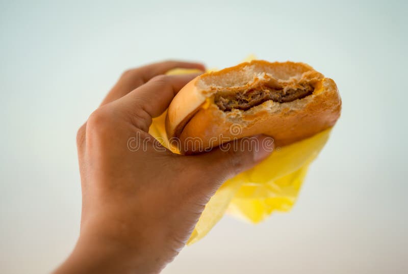 Meat Burger. stock photo. Image of grilled, food, nutrition - 91060202