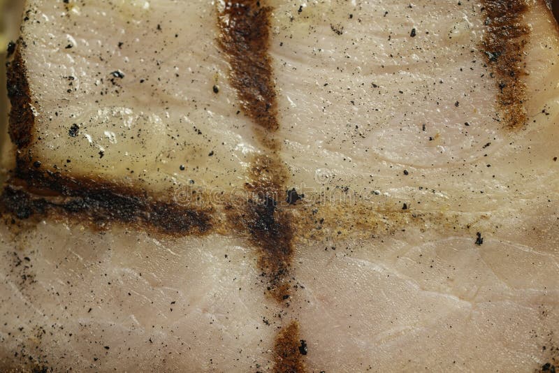 Meat with Burn Marks from a Grill, Soft Focus Stock Image - Image of ...