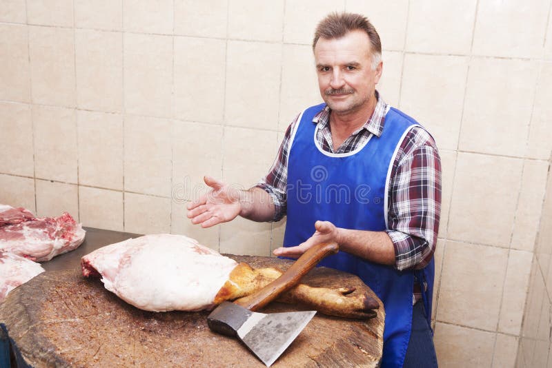 Meat and butcher stock photo. Image of cuts, foot, mature - 64568262