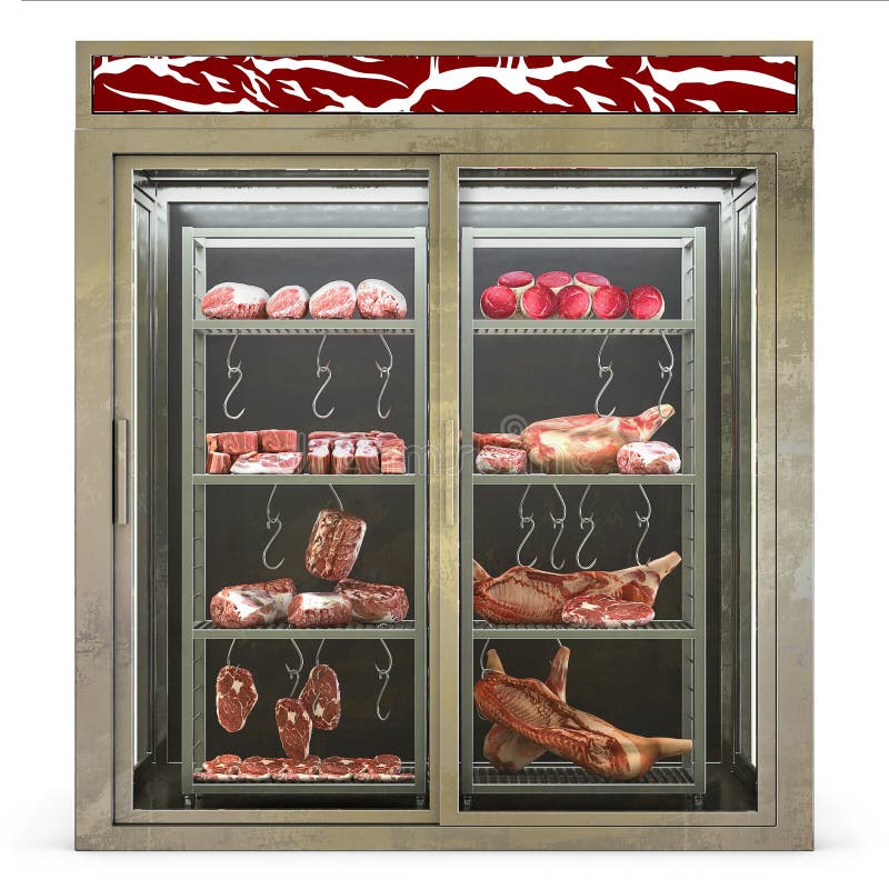 Meat Chamber stock illustration. Illustration of carcass - 204175418