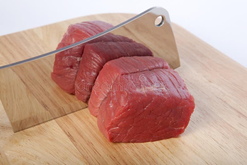 Meat cleaver stock image. Image of kitchen, meat, appliance - 18583231