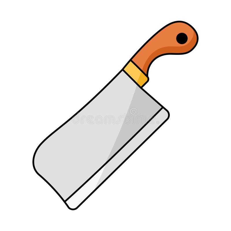 Meat Cleaver Icon Vector Design Template Stock Vector - Illustration of ...