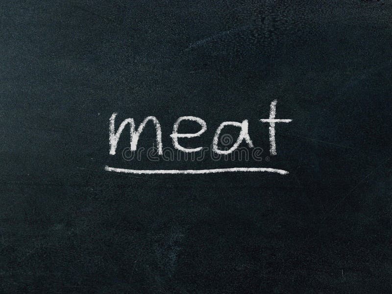 Meat concept word stock image. Image of text, education - 326700969
