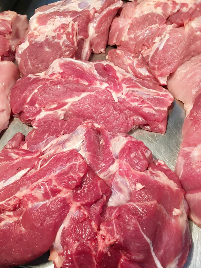 Meat on the counter stock photo. Image of meat, product - 222639152