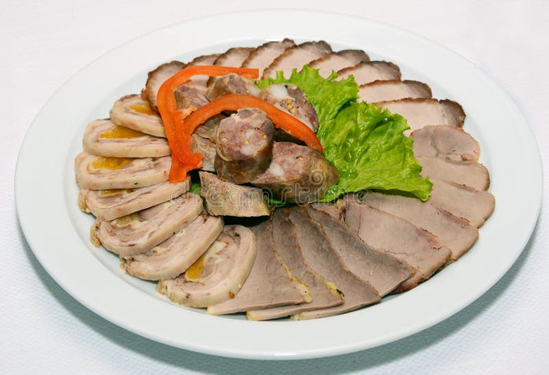 Meat cutting stock image. Image of loin, pork, sausage - 21829369