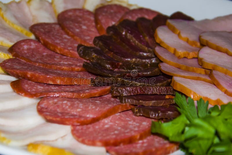 Meat cutting stock image. Image of slice, green, nourishingly - 85491161