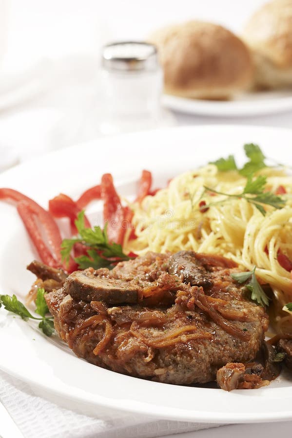 Meat dish stock photo. Image of color, meal, meat, close - 1218038