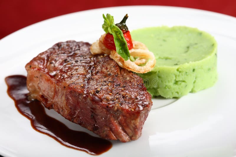 Meat dish stock photo. Image of peas, beef, indian, grilled - 28342378