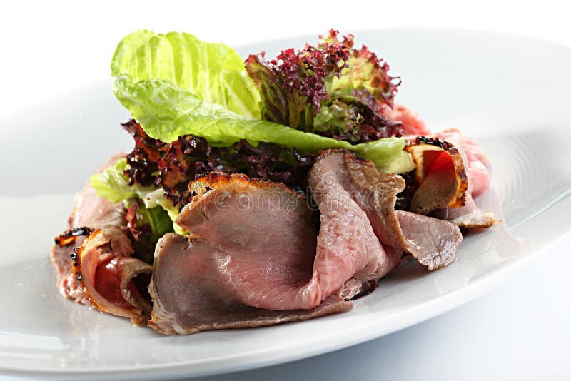 Meat dish stock image. Image of dish, people, catering - 37431261