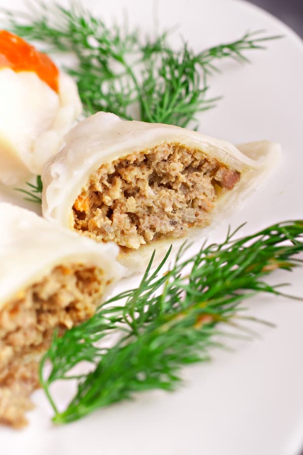 Meat dumplings stock photo. Image of meat, pasta, cuisines - 22383812