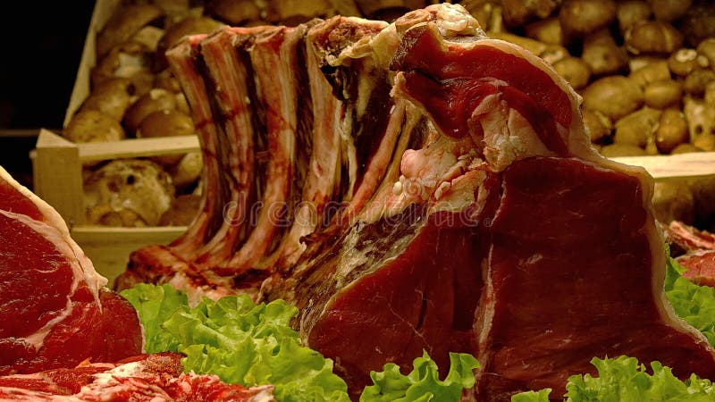 Meat Exposition stock image. Image of costata, salsiccia - 46254123