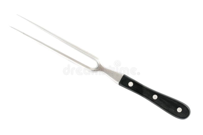 Meat fork stock image. Image of silver, knife, meat, cook - 27703915