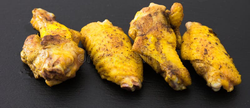 Meat Fried Bones on a Pallet Stock Image - Image of tasty, plate: 290935599