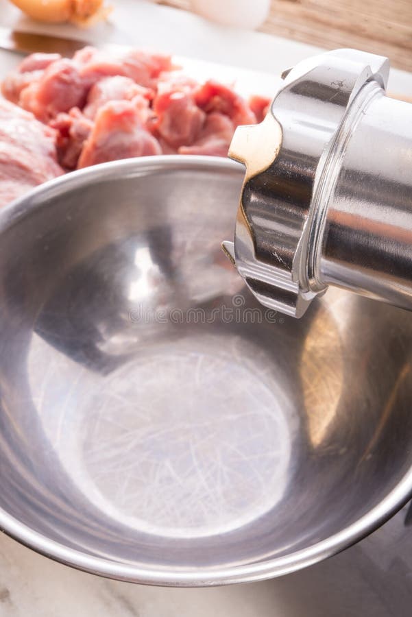 Meat grinder stock photo. Image of bacon, grass, food - 28588654