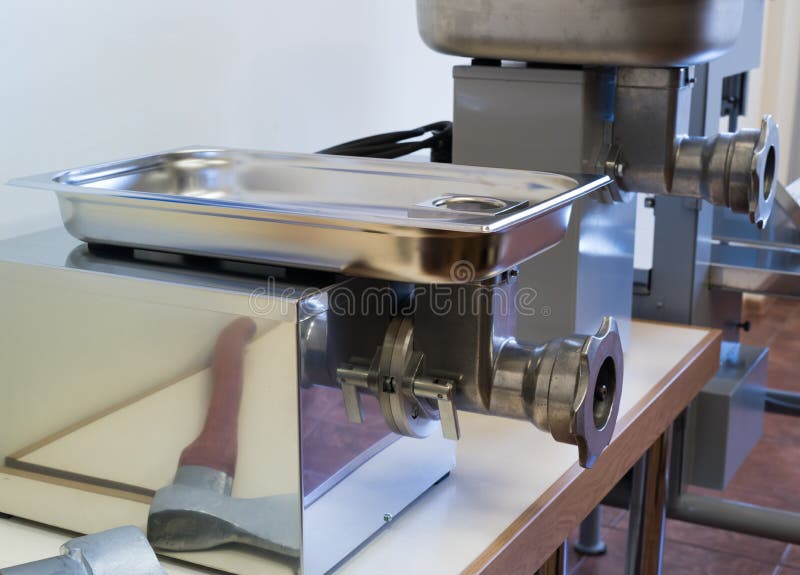 Meat grinder stock photo. Image of inside, chopper, machine - 69172208