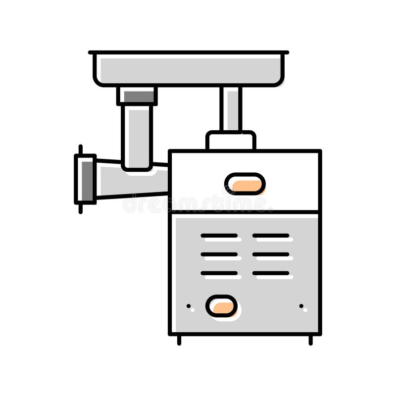 Meat Grinder Chopper Color Icon Vector Illustration Stock Illustration ... Meat Grinder Chopper Color Icon Vector Illustration Stock Illustration ...