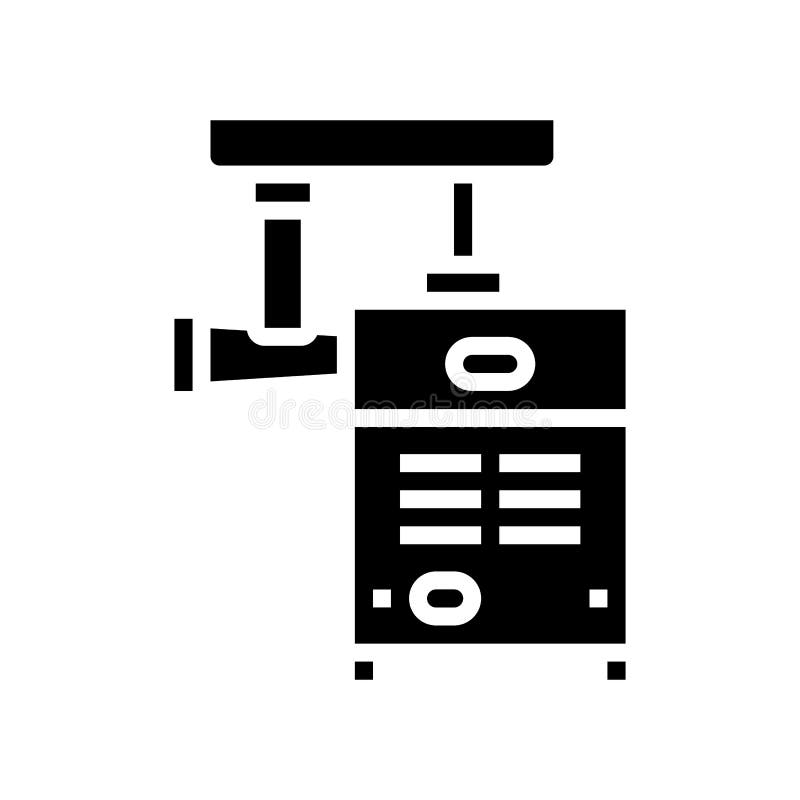 Meat Grinder Chopper Glyph Icon Vector Illustration Stock Vector ... Meat Grinder Chopper Glyph Icon Vector Illustration Stock Vector ...