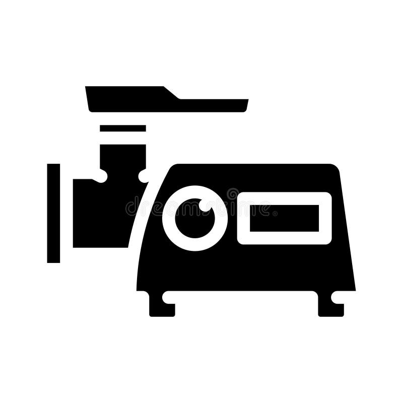 Meat Grinder Chopper Glyph Icon Vector Illustration Stock Vector ... Meat Grinder Chopper Glyph Icon Vector Illustration Stock Vector ...