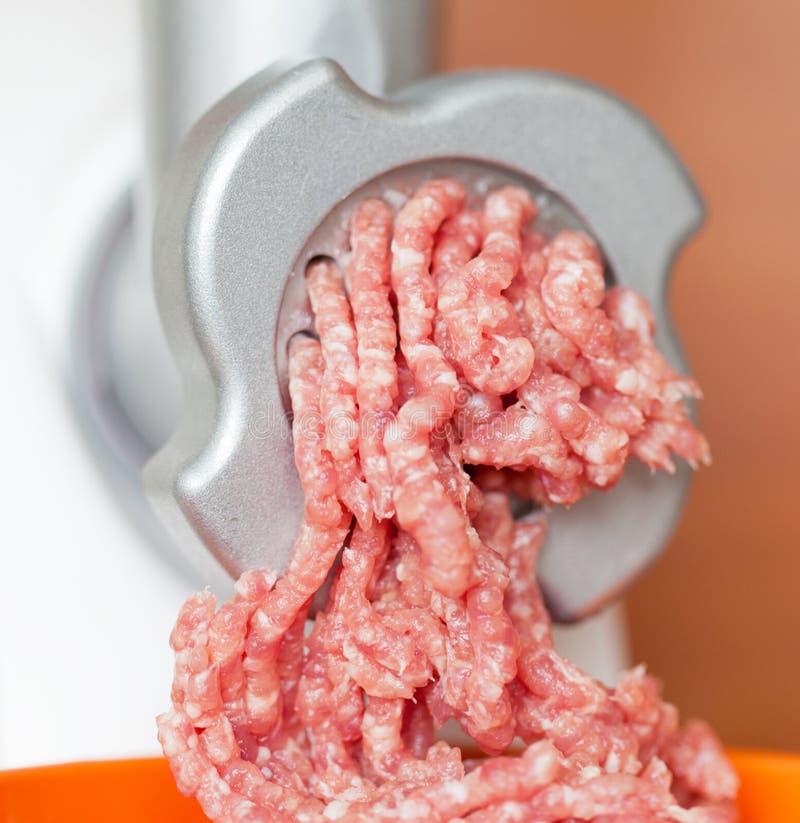 Meat grinder close up stock image. Image of hash, meal - 37958369