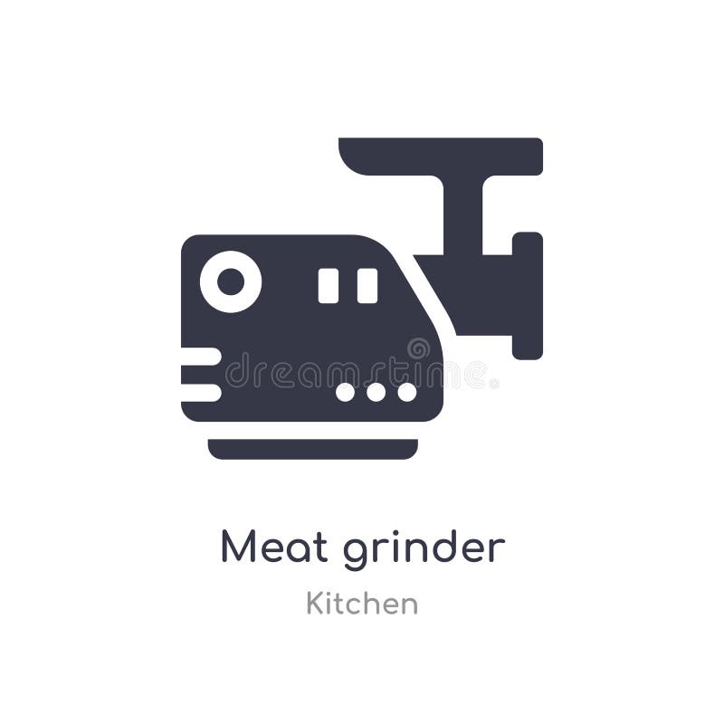 Meat Grinder Icon. Isolated Meat Grinder Icon Vector Illustration from ...