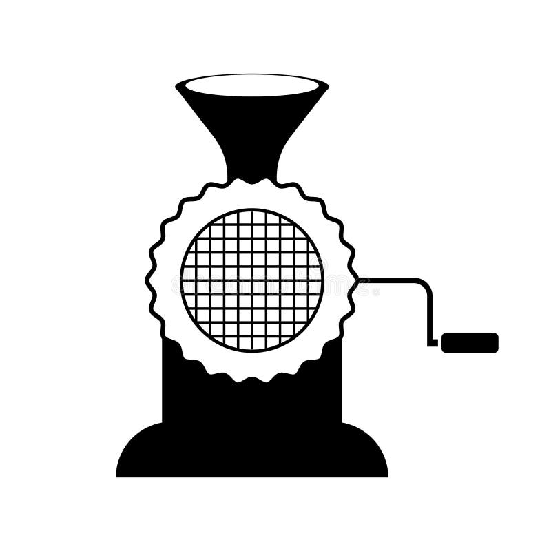 Meat grinder icon stock illustration. Illustration of icon - 264967055