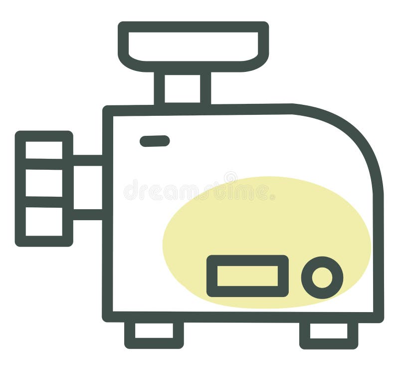 Grinder Machine Icon Circle Stock Vector - Illustration of grinder ...
