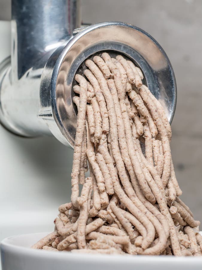 Cutter. Industrial Cutter for Grinding Meat Stock Photo - Image of ...