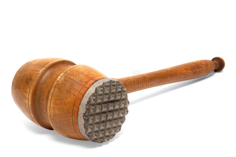 Meat hammer stock photo. Image of tenderiser, white, mallet - 31391826