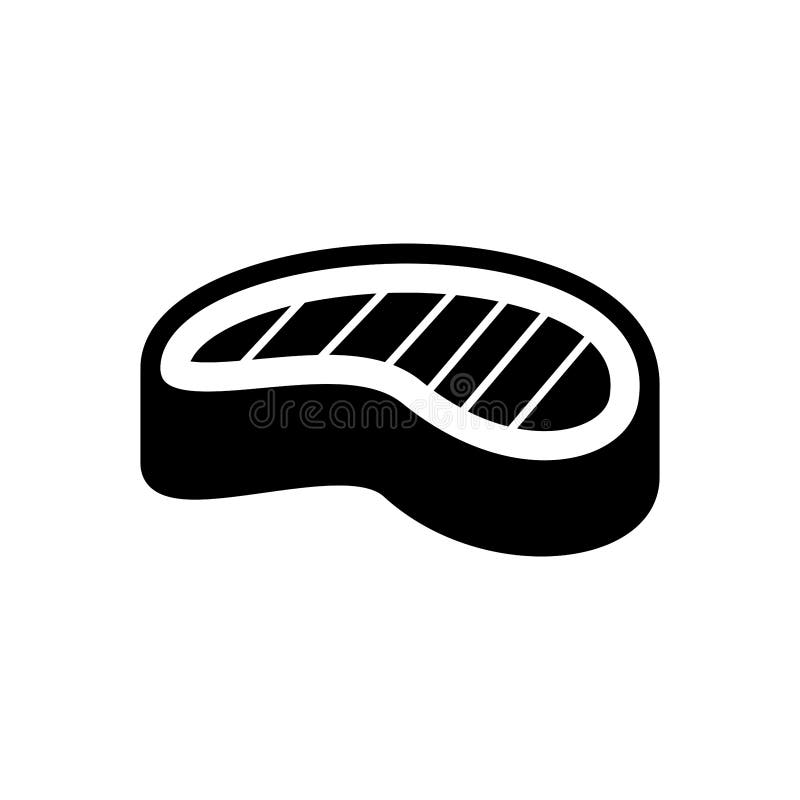 Meat Icon Vector Logo Template Stock Vector - Illustration of dinner ...