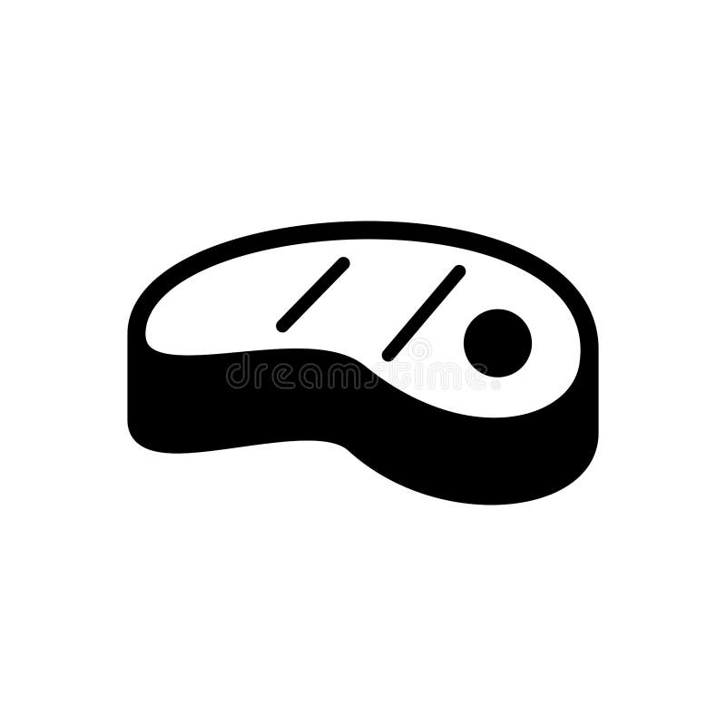 Meat Icon Vector Logo Template Stock Vector - Illustration of protein ...