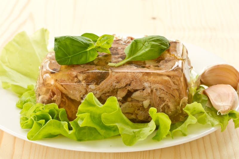 Meat jellied stock photo. Image of broth, lunch, jellied - 27496428