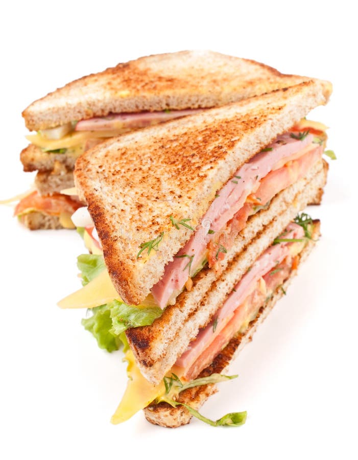 Meat, Lettuce and Cheese Sandwich on Toasted Bread Stock Image - Image ... Meat, Lettuce and Cheese Sandwich on Toasted Bread Stock Image - Image ...