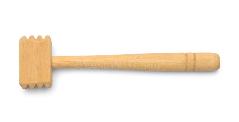 Meat Mallet Top View stock photo. Image of white, meat - 174063926