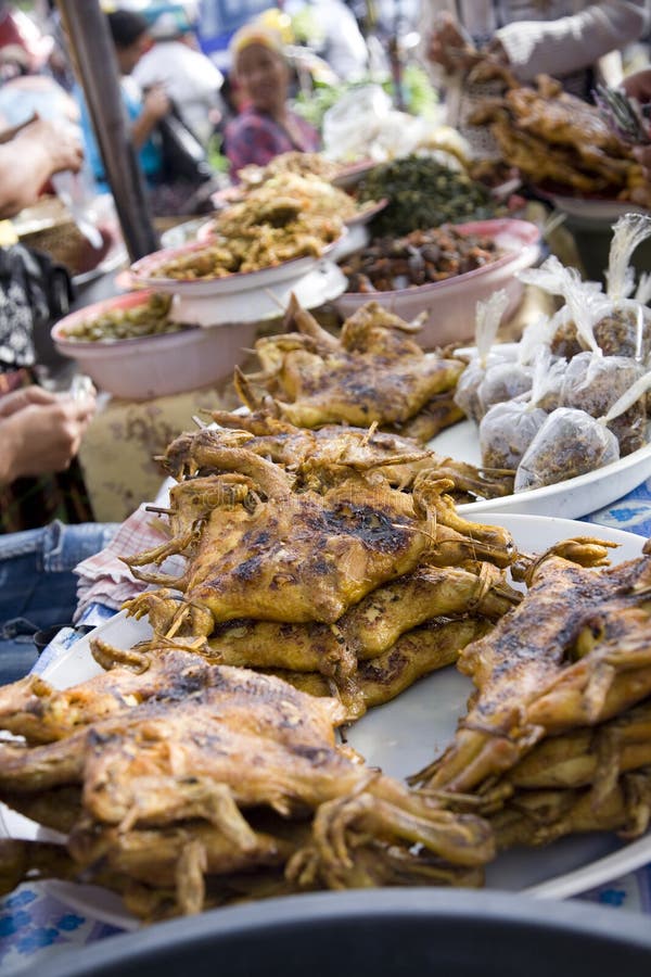 Meat at the market stock image. Image of smell, food, roasted - 5472777