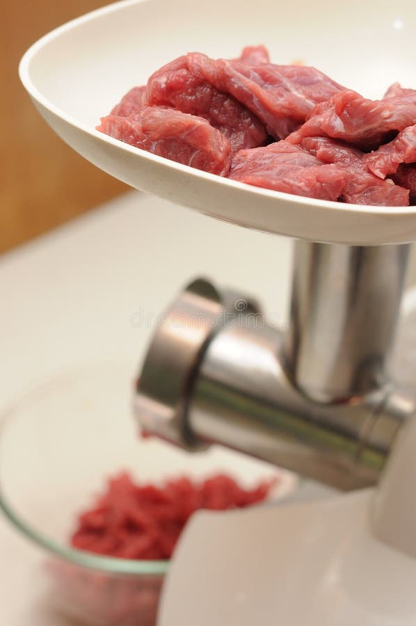 Meat mincer stock image. Image of utensil, preparation - 35186365